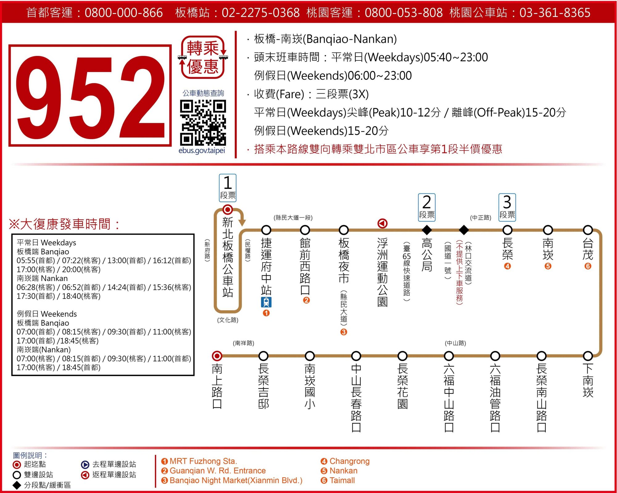 952公車｜大台北公車